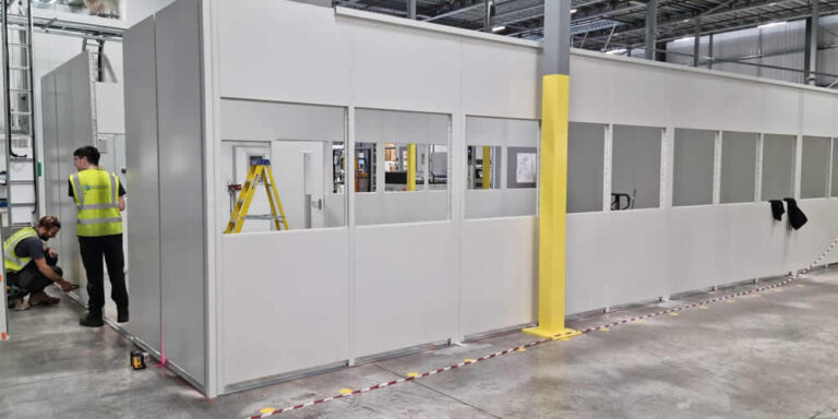 Troax Elan Double Skin Partitioning | Redditch Partitions & Storage